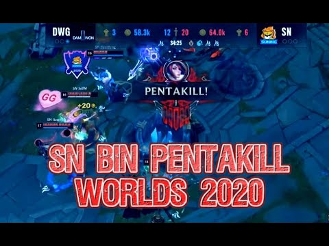 ¡SN Bin Fiora PENTAKILL! | DWG vs. SN WORLDS FINAL 2 GAME - YouTube