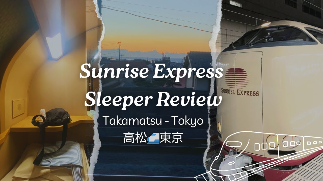 10 Hours on Japan's Last Sleeper Train 🚆 | Sunrise Express Review ...