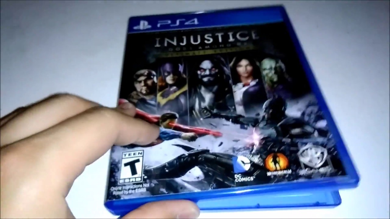 Injustice Ultimate Edition Unboxing PS4 - YouTube
