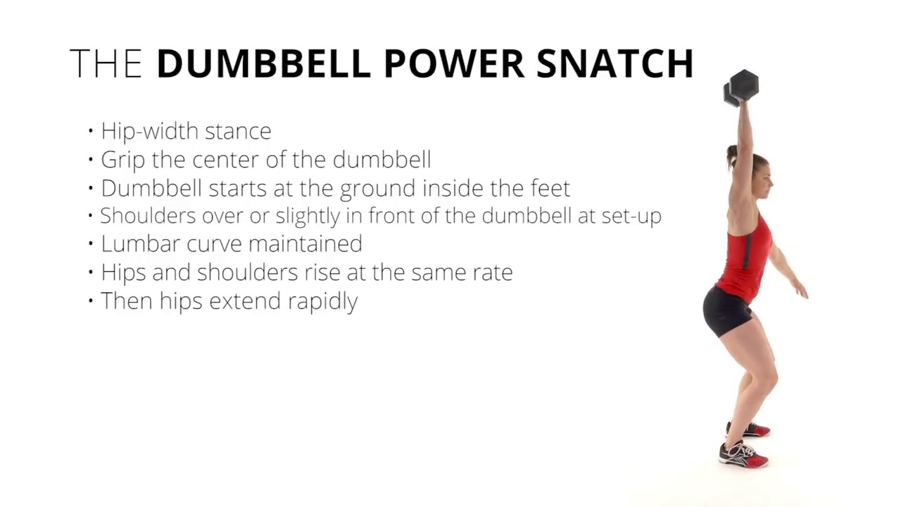 Dumbbell Power Snatch - YouTube