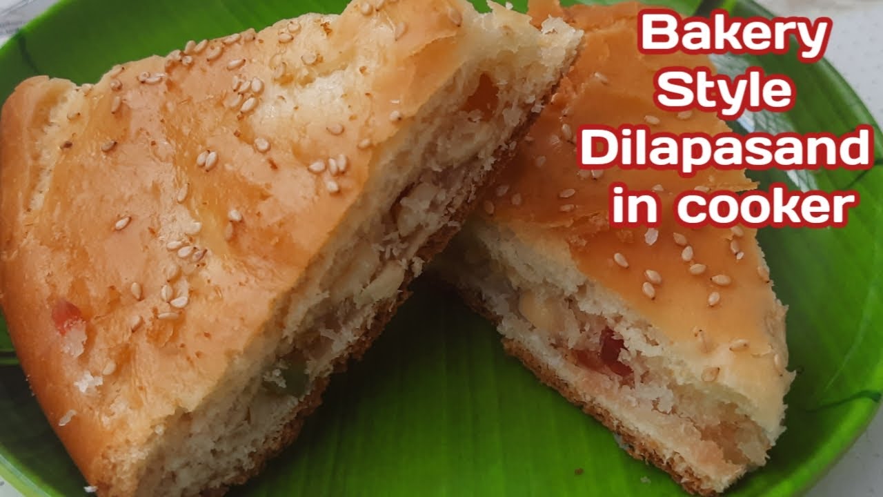 Dilpasand | Coconut Bun Without Oven | Dilkush Recipe | Bakery ...