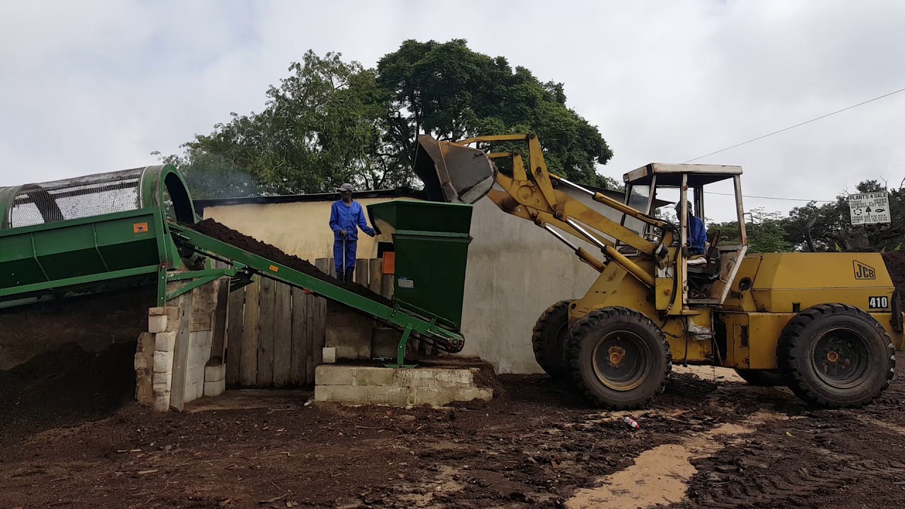 Kraal Manure Being Sorted - YouTube