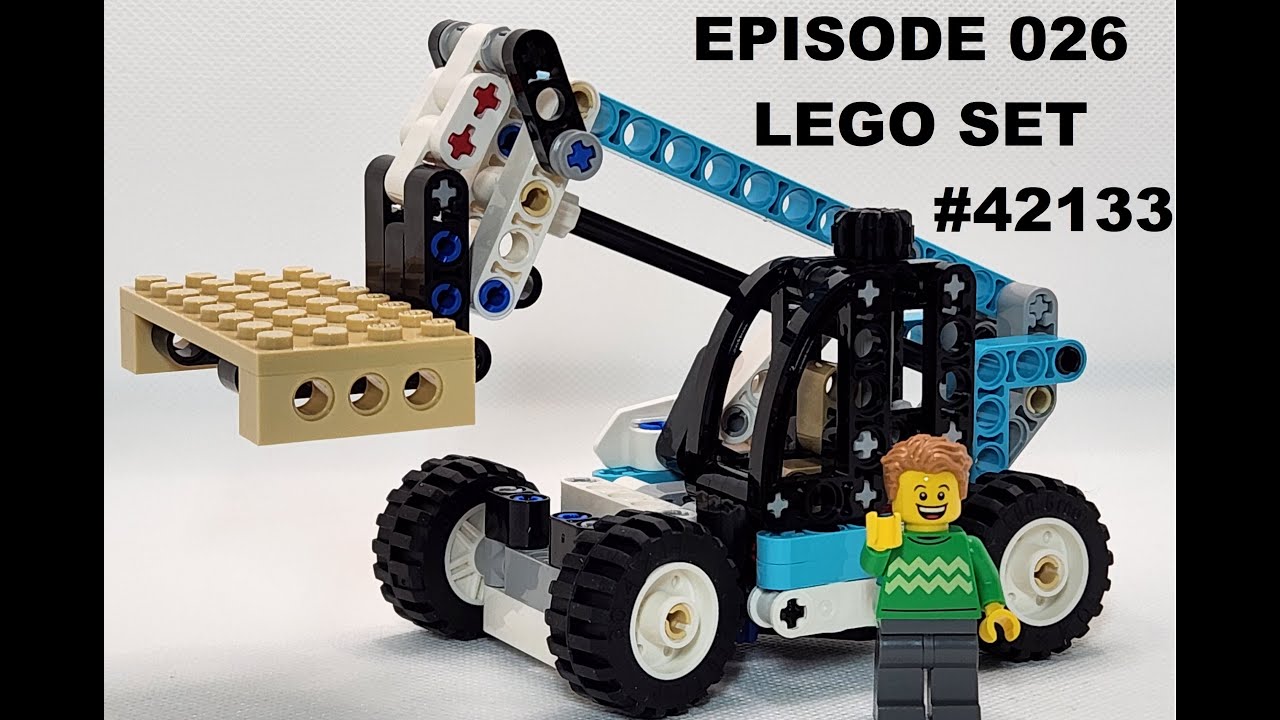 Building Lego Technic Set #42133. Telehandler. Episode 026. - YouTube