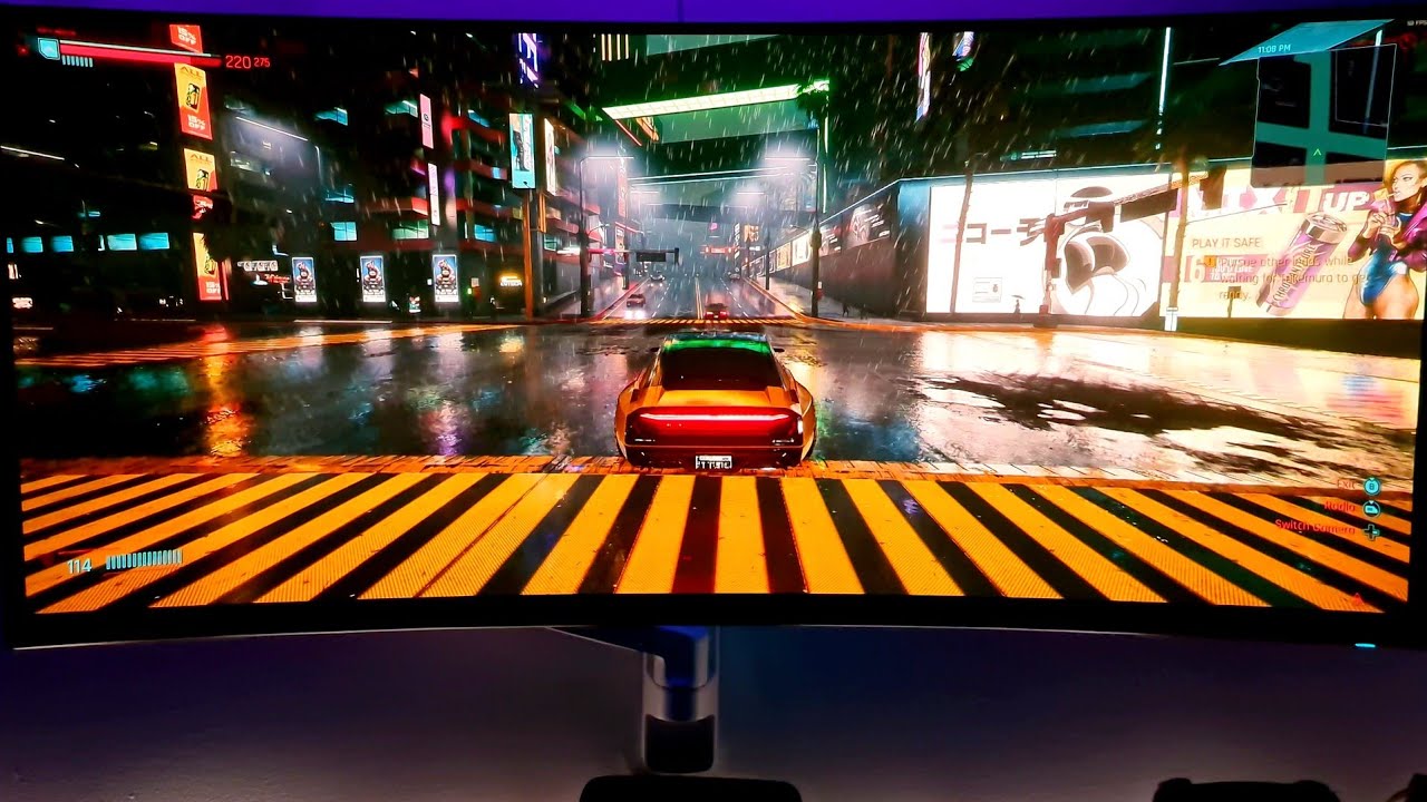 Cyberpunk 2077 - AW3423DW - ULTRAWIDE OLED - i9-12900K + RTX 3090 - YouTube