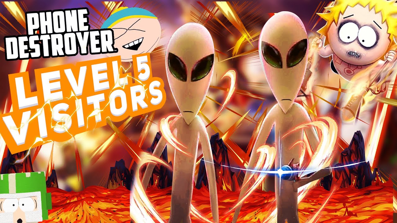 LEVEL 5 VISITORS + WARBOY TWEEK COMBO (South Park Phone Destroyer ...