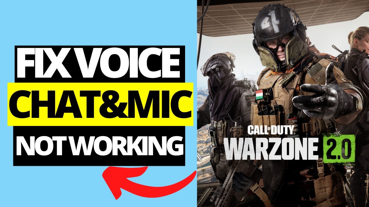 How To Fix Voice Chat & Mic Not Working in Warzone 2 - YouTube