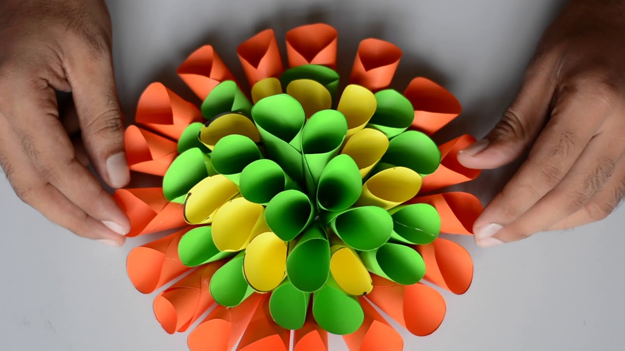 3 simply way to make PAPER FLOWER | Waste Material Reuse Idea | Best ...