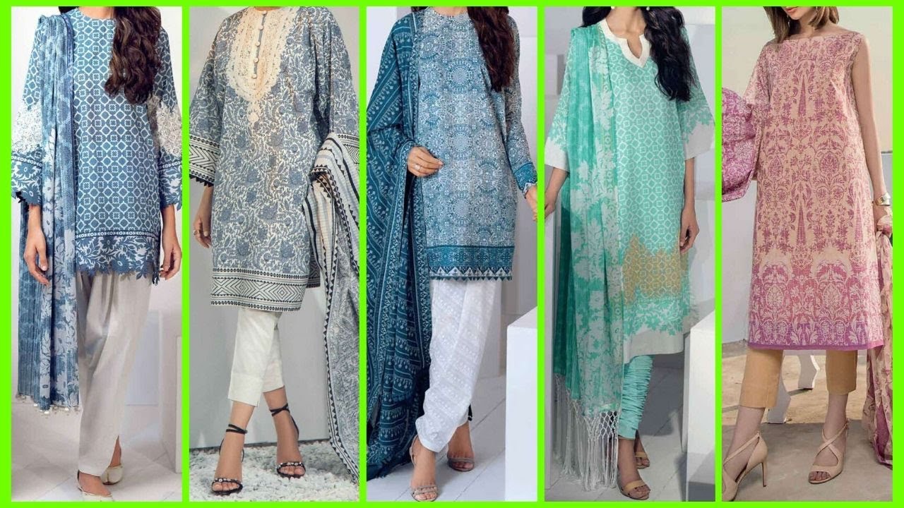New Stylish Lawn Dress Design 2020 || Stylish Lawn Shirts Designs - YouTube