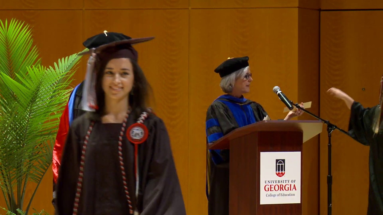 UGA College of Education Fall 2019 Convocation Ceremony - YouTube