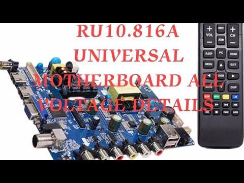 RU10.816A Universal 32 Inch. Combo Motherboard All voltage Details.# ...