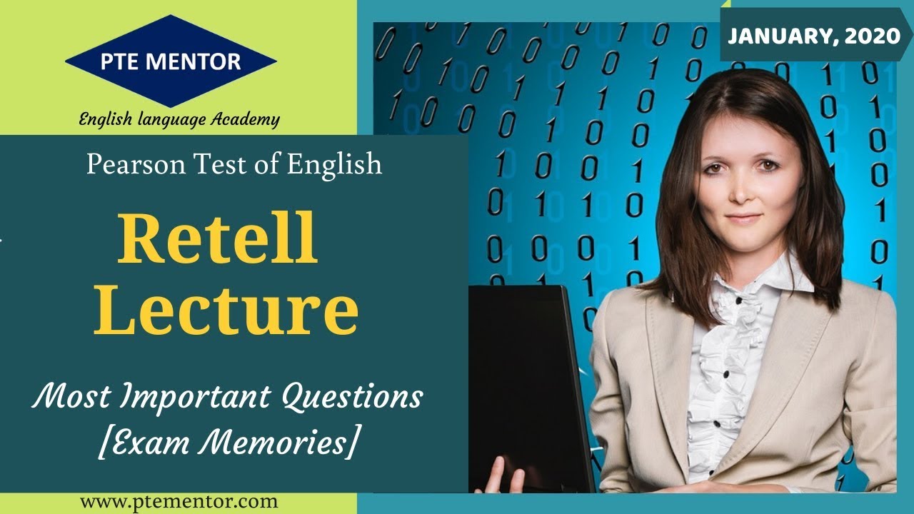 PTE - Retell Lecture with Answers | January 2020 | Speaking | PTE ...
