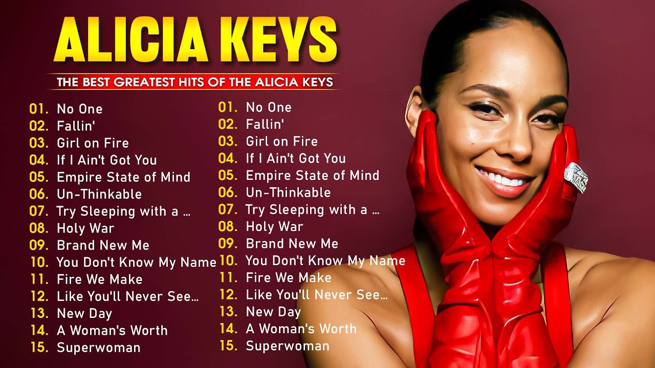 Alicia Keys Greatest Hits Songs Of All Time 2023 - Best Songs Of Alicia ...