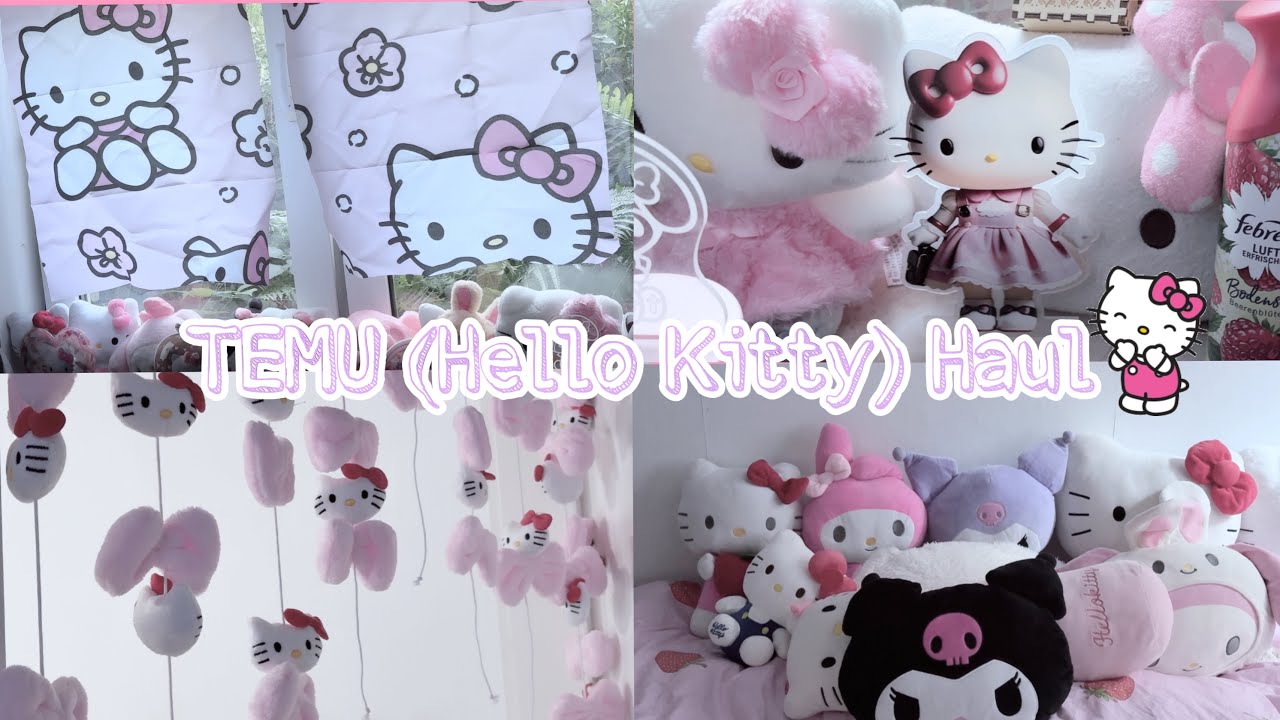 Temu (Hello Kitty) Haul ⸜(｡˃ ᵕ ˂ )⸝♡ - YouTube
