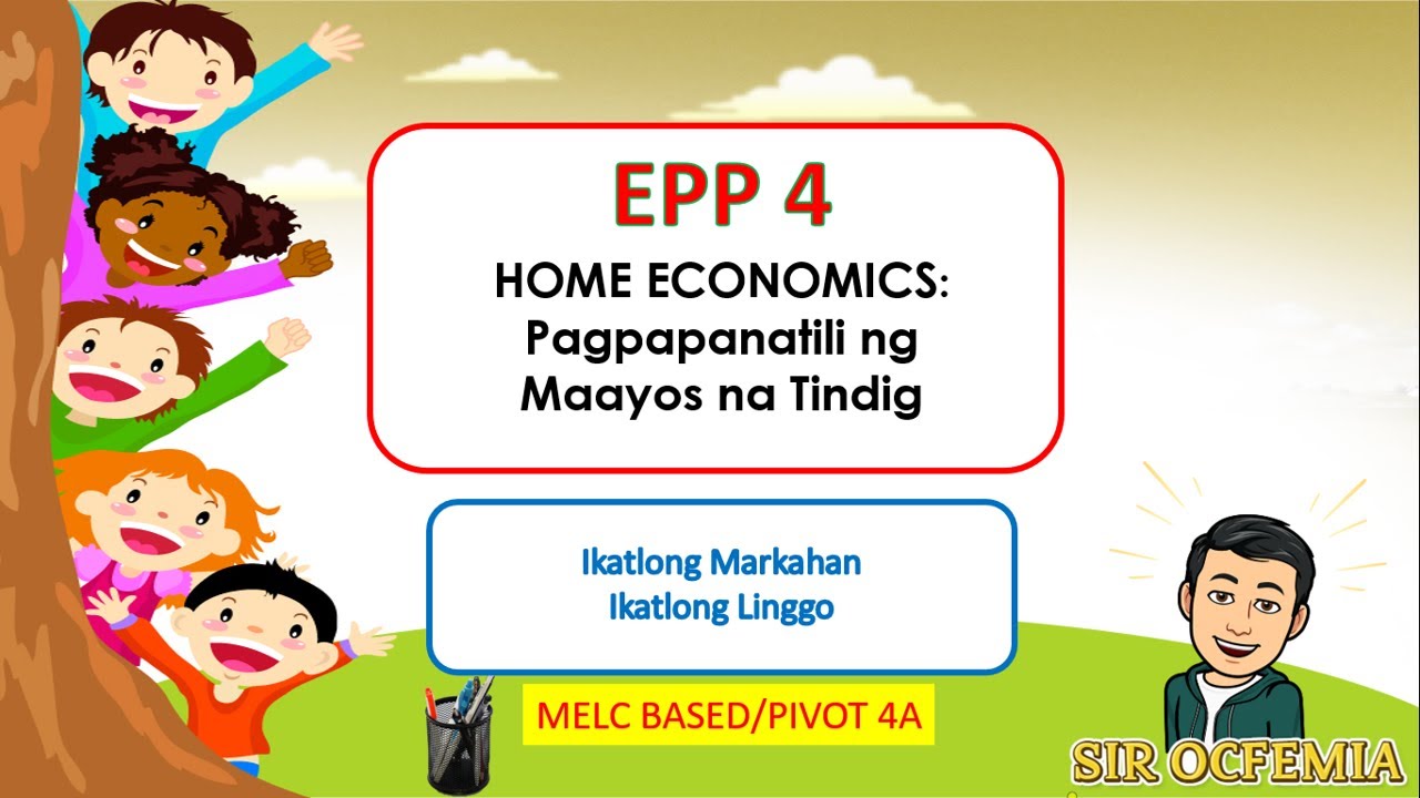 EPP Q3 HE - Tamang Pagtindig - YouTube