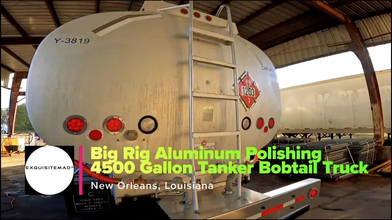 Big Rig Bobtail Tanker Polishing (Before & After Video) - YouTube