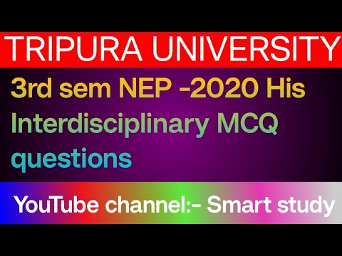 3rd sem NEP -2020 His ID MCQ. YouTube channel -Smart study(2025) - YouTube