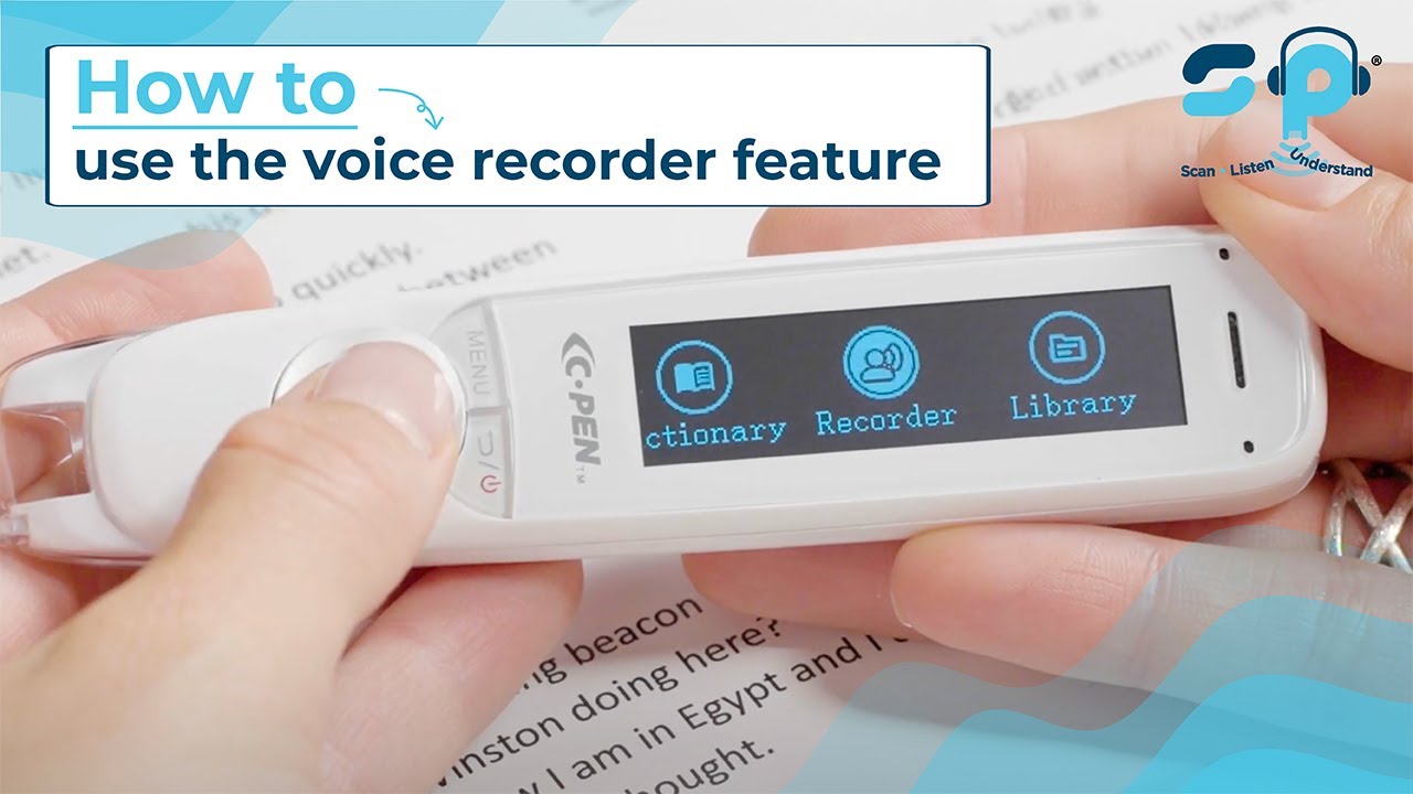 Using the Recorder | Reading Pens - YouTube