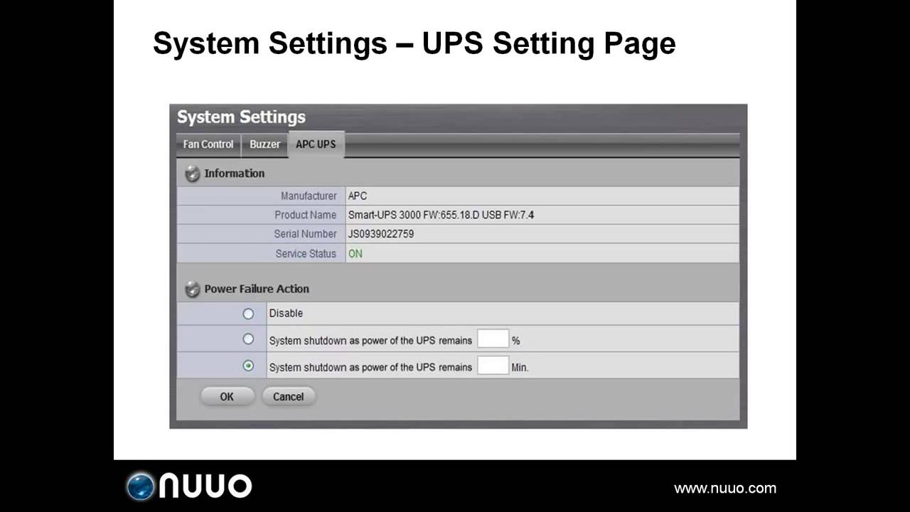 NUUO NVRmini 2: System -System Info, Firmware Upgrade - YouTube