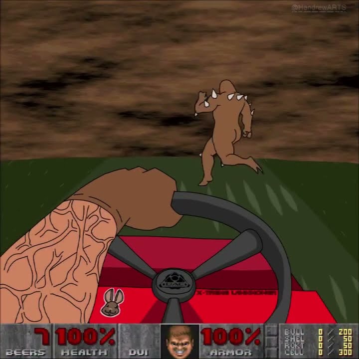 Doomguy runs over imp #doomposting #doom #memes #deltarune #shorts # ...