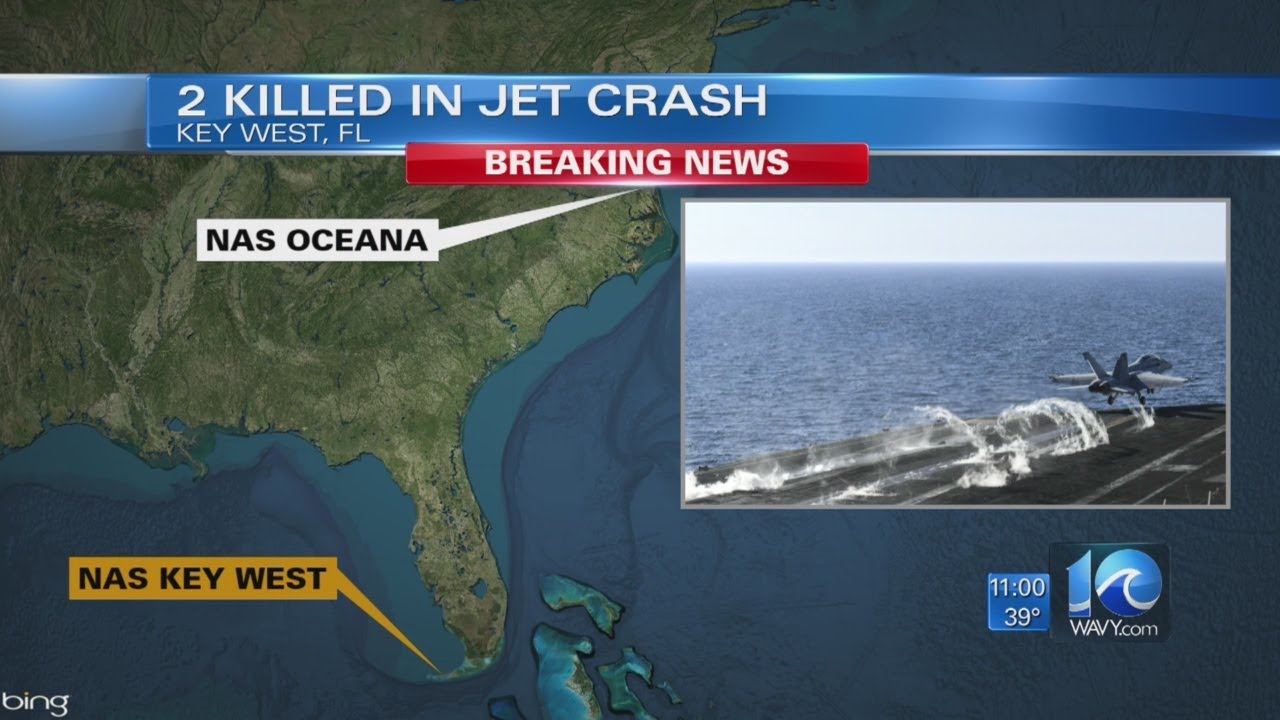 Officials: 2 NAS Oceana-based aviators die after crash in Key West ...