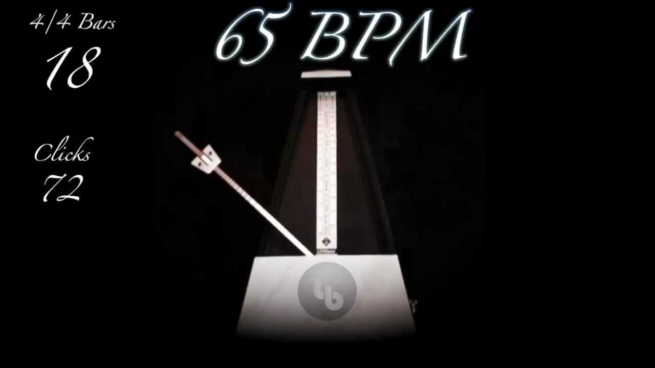 65 BPM Metronome - YouTube