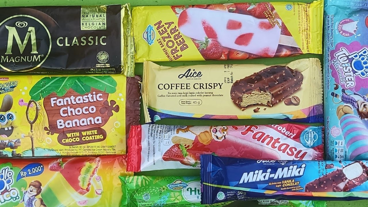 Es Krim Paddle Pop, Es Krim Hula Hula, Es Krim Frozen Berry, , Krim ...