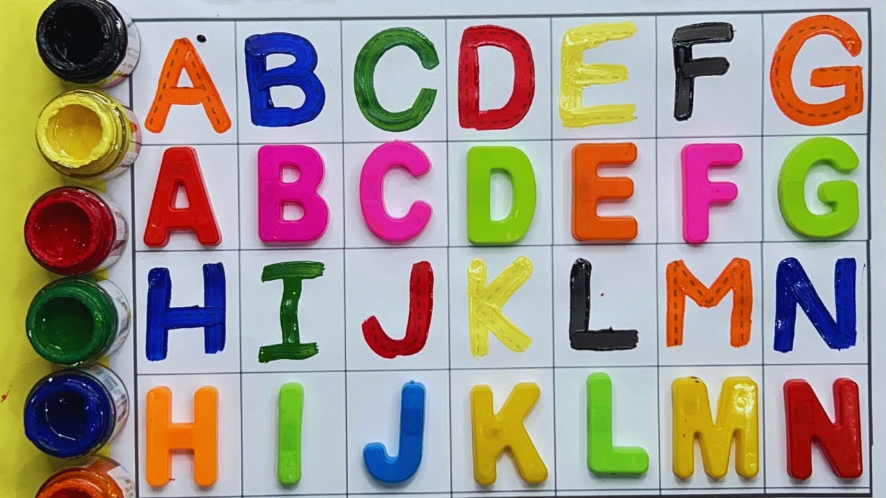 ABC & ABCD: Master the Alphabet with Fun Learning!" A for apple and A ...