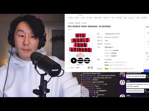 BTS ARIRANG GOYANG CONCERT TICKETING