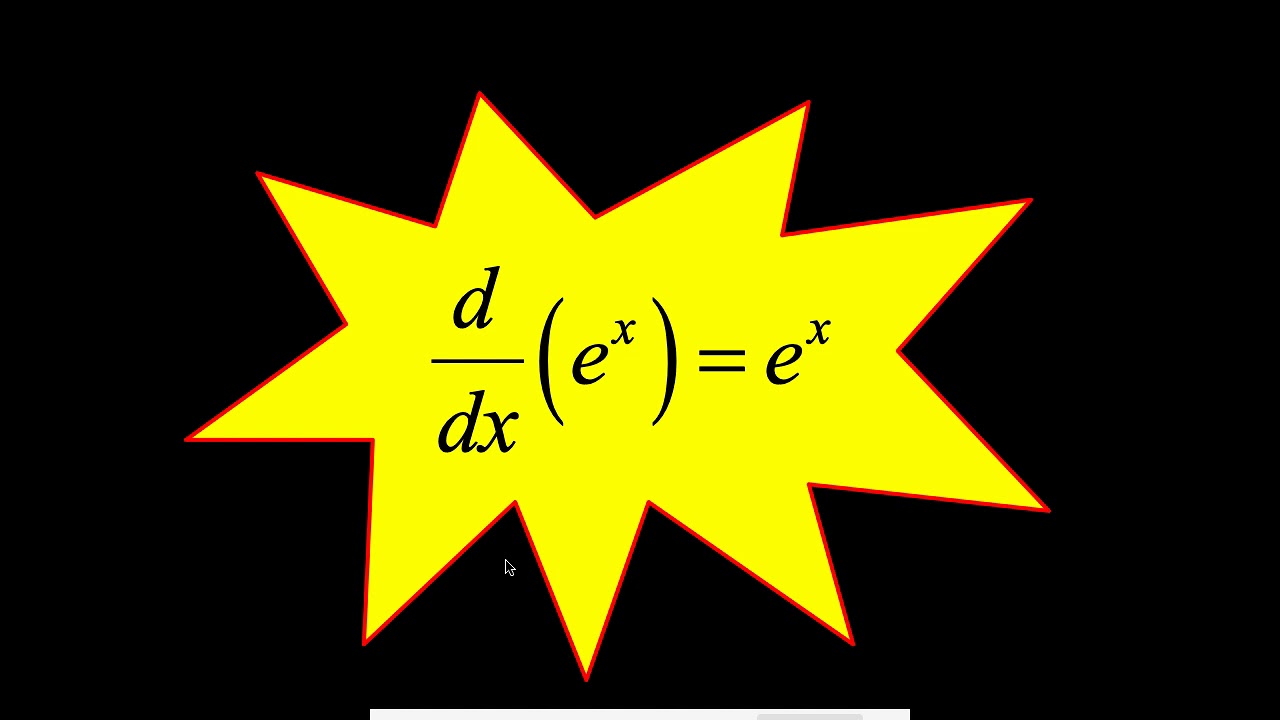 BC Calc Deriv of Exp and Logs - YouTube