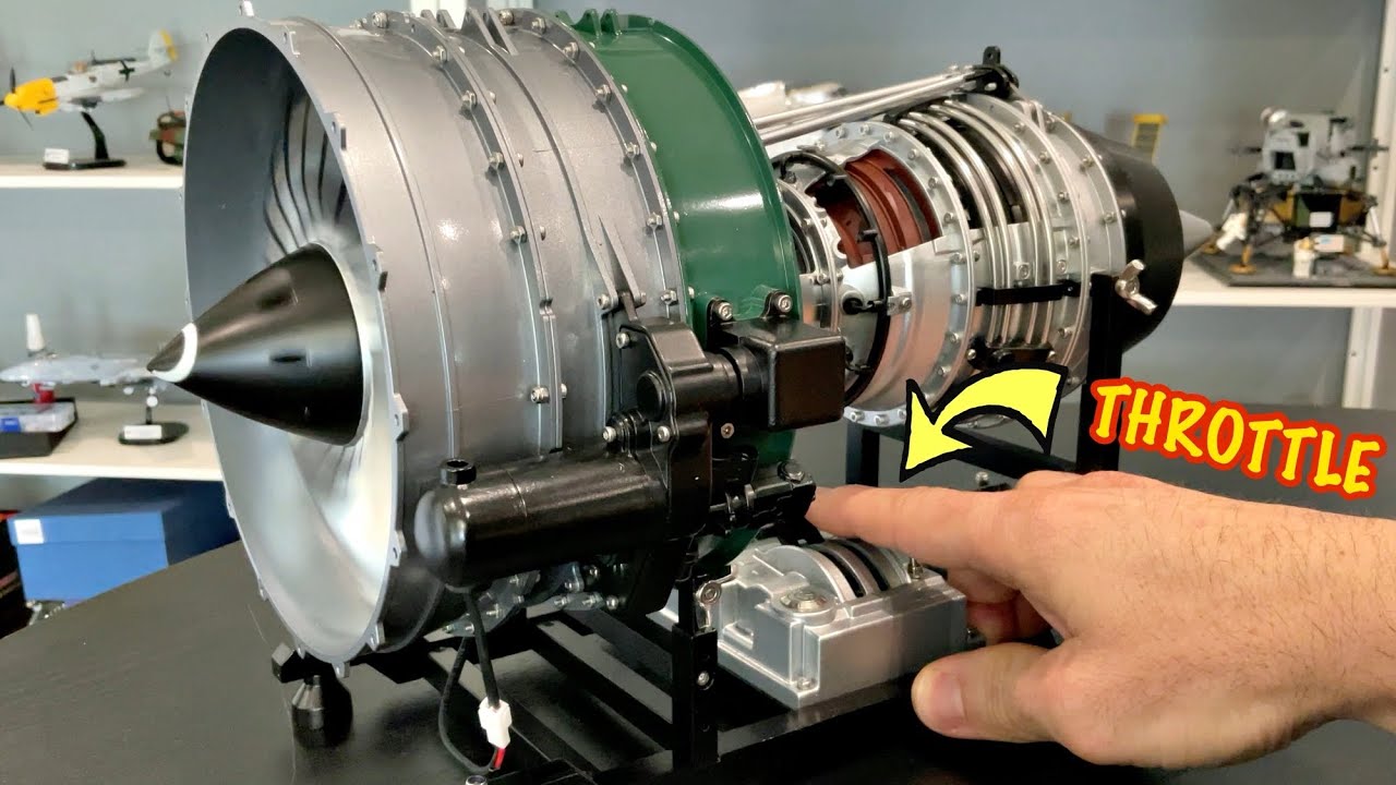 ALL METAL TURBOFAN JET ENGINE THAT WORKS! - YouTube