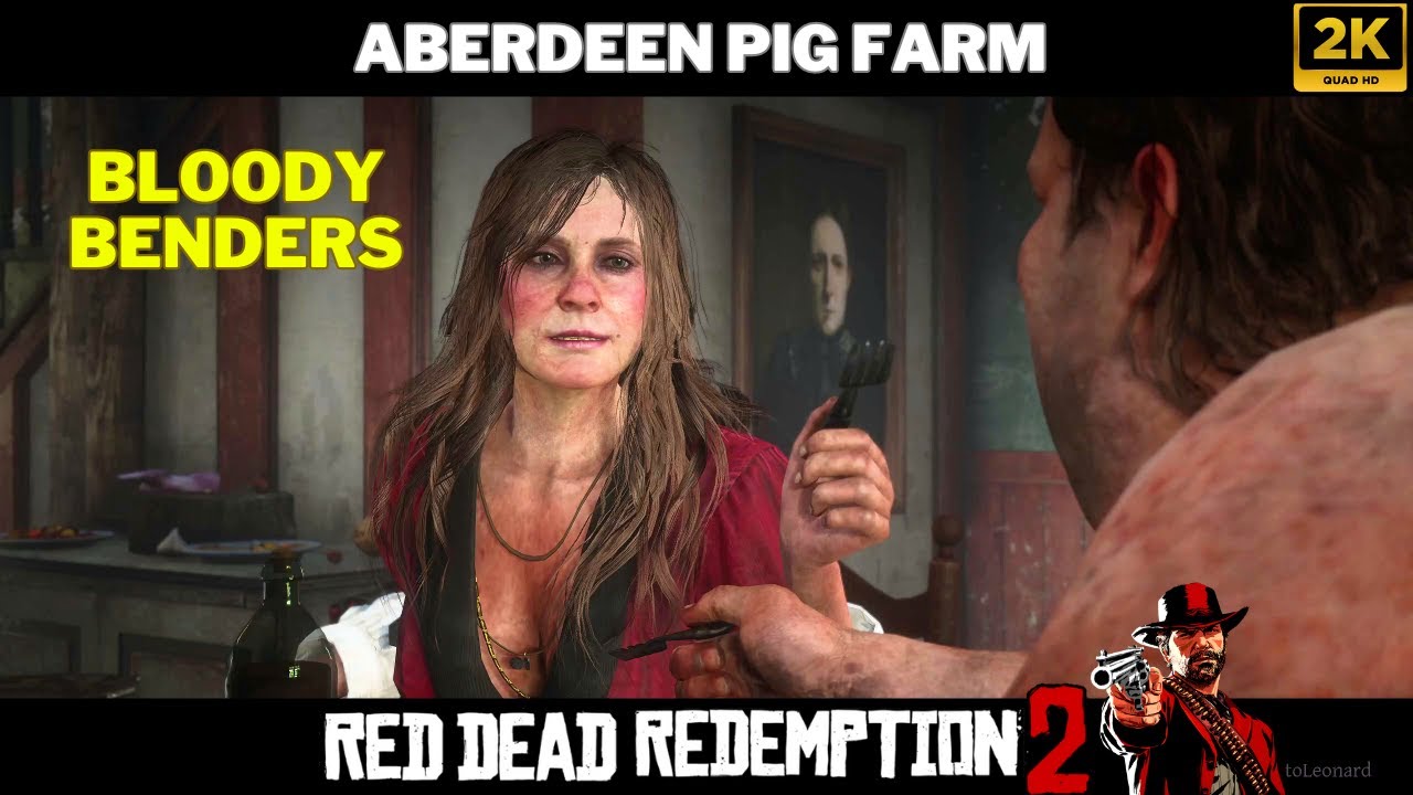 Red Dead Redemption 2 - Aberdeen Pig Farm - YouTube