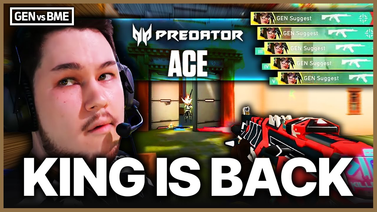 한국 최고의 에임 이었던 남자의 화려한 신고식 [GEN vs BME] - YouTube