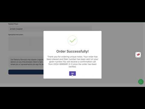 How to place order Unique Notes | Unique Publications | - YouTube