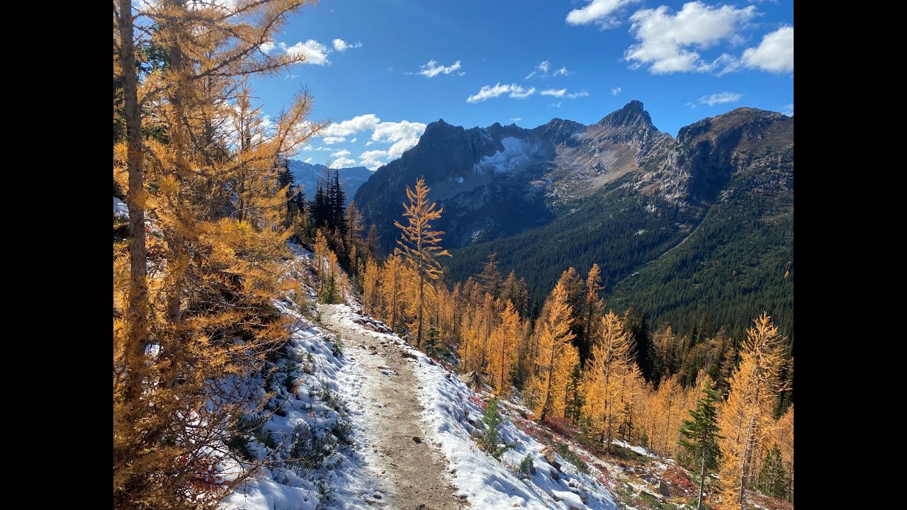 Cutthroat Pass: fall colors and fresh snow - YouTube