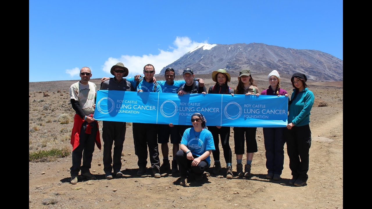 Roy Castle Lung Cancer Foundation - Kilimanjaro 2014 - YouTube
