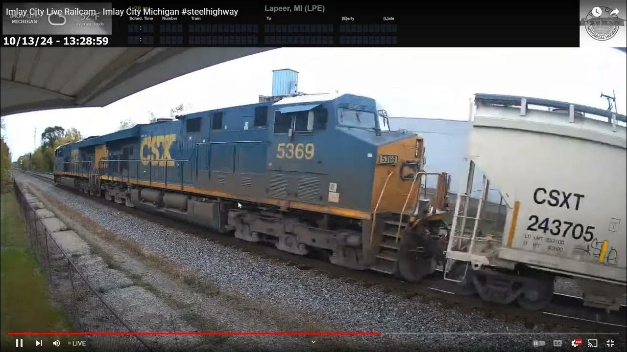 EAST VIEW #10/13/24 Of A CSX #IDD30691 EB Train Mixedfreight Leading With CSX Double 2 CSXs 5467 ...