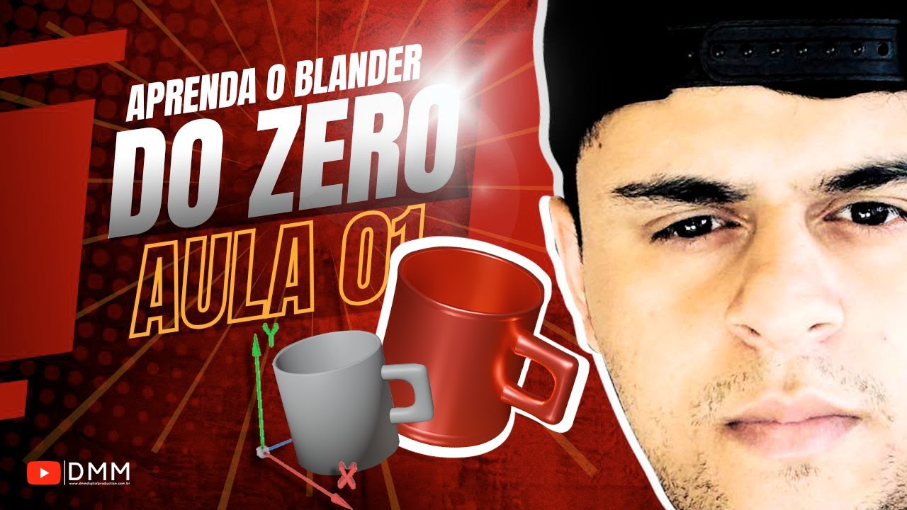 Aprenda a Modelar no Blender: Tutorial Completo para Iniciantes! - YouTube