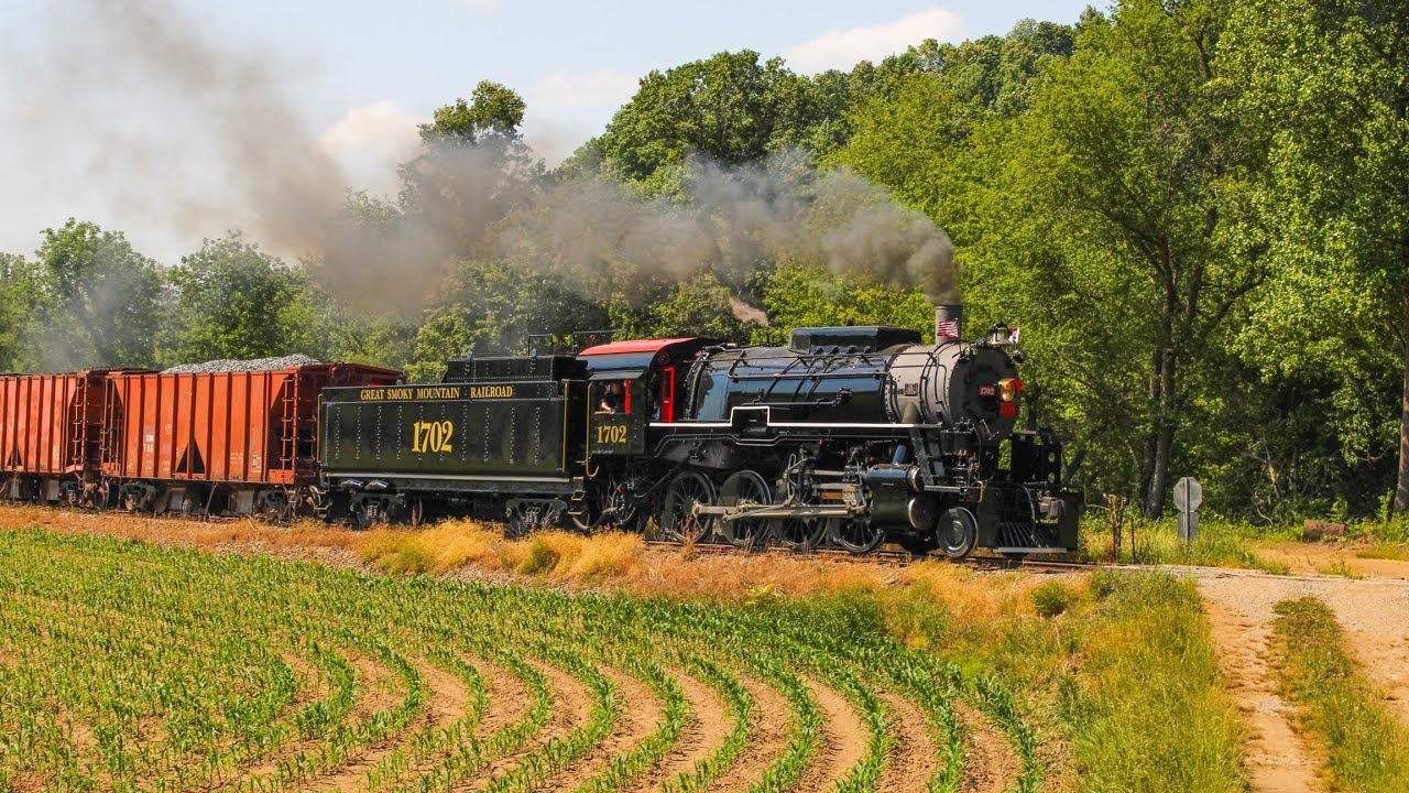 Steam Powered Freight Train on the GSMR - Test Run of 1702 - YouTube