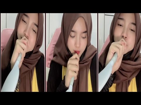  live tiktok nyanyi suara manja tobrut #hijab #hijabstyle #live 