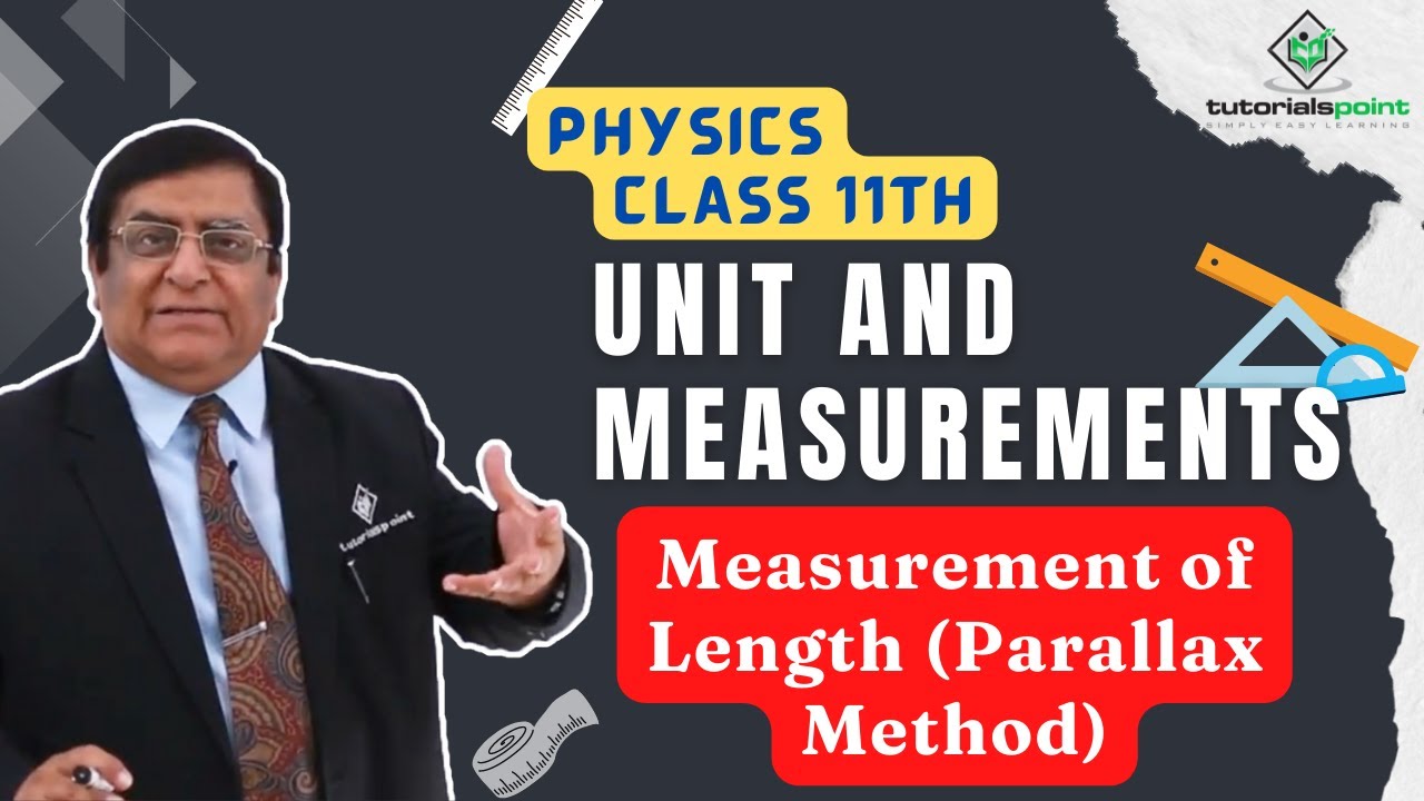 Class 11th – Measurement of Length (Parallax Method) | Unit and ...