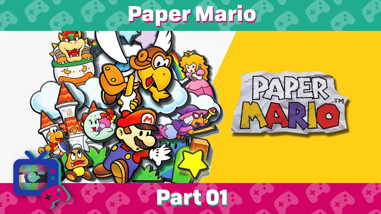 Paper Mario Longplay (N64) - Part 01 | No Commentary Gameplay ...