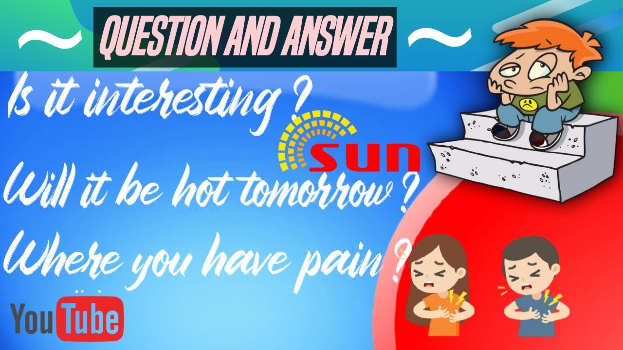 Daily English question and answer ! Short English sentence - YouTube