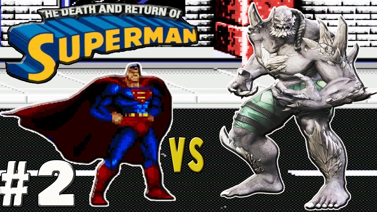 #2 SUPERMAN CONTRA DOOMSDAY !! ☠ en THE DEATH AND RETURN OF SUPERMAN ...