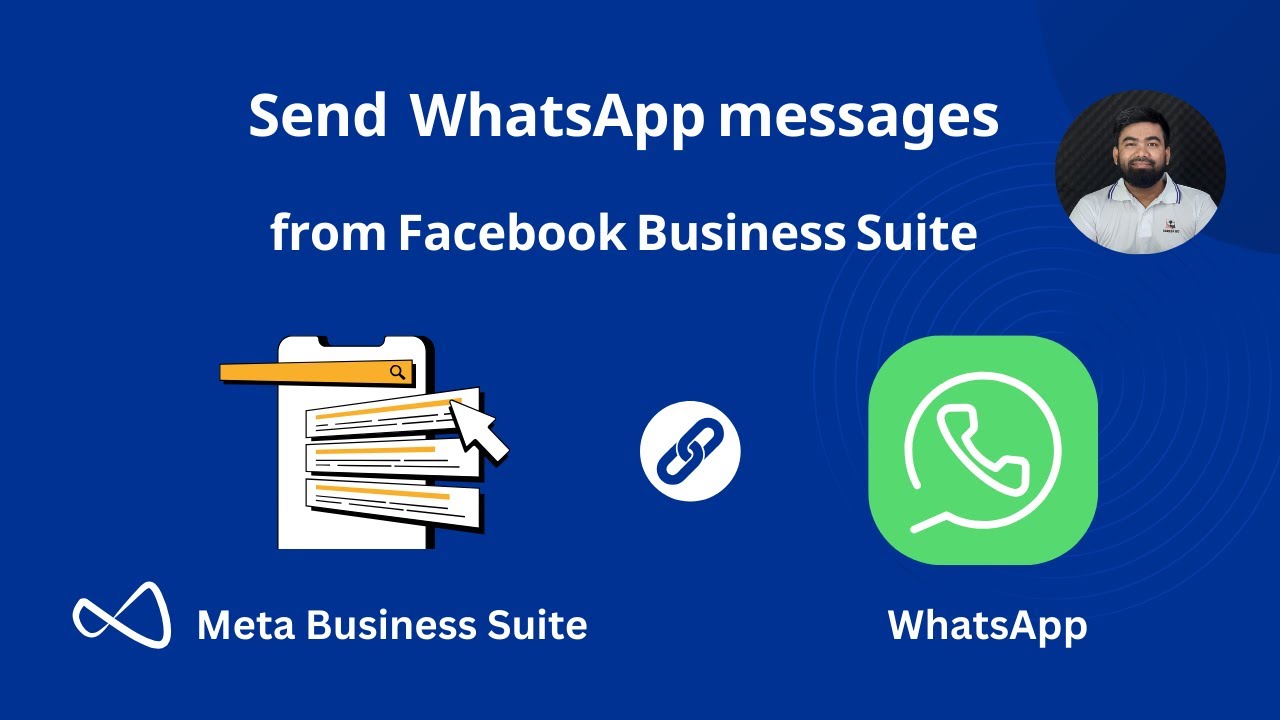 how to connect WhatsApp messages from facebook meta Business suite ...