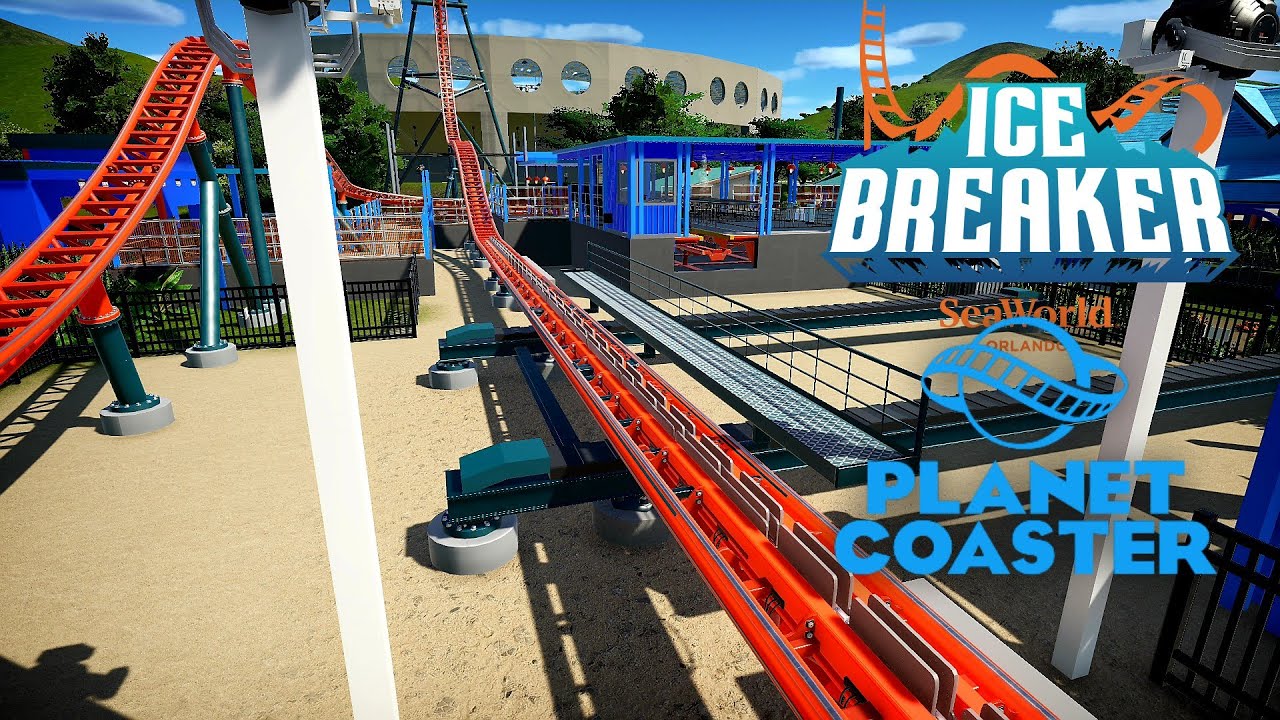 Ice Breaker POV - SeaWorld Orlando (Planet Coaster) - YouTube