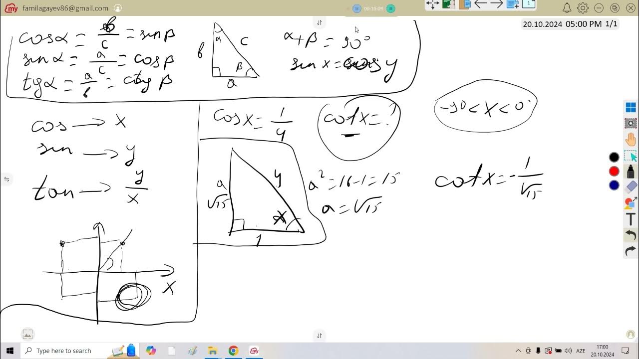 Triqonometrik funksiyalar - YouTube