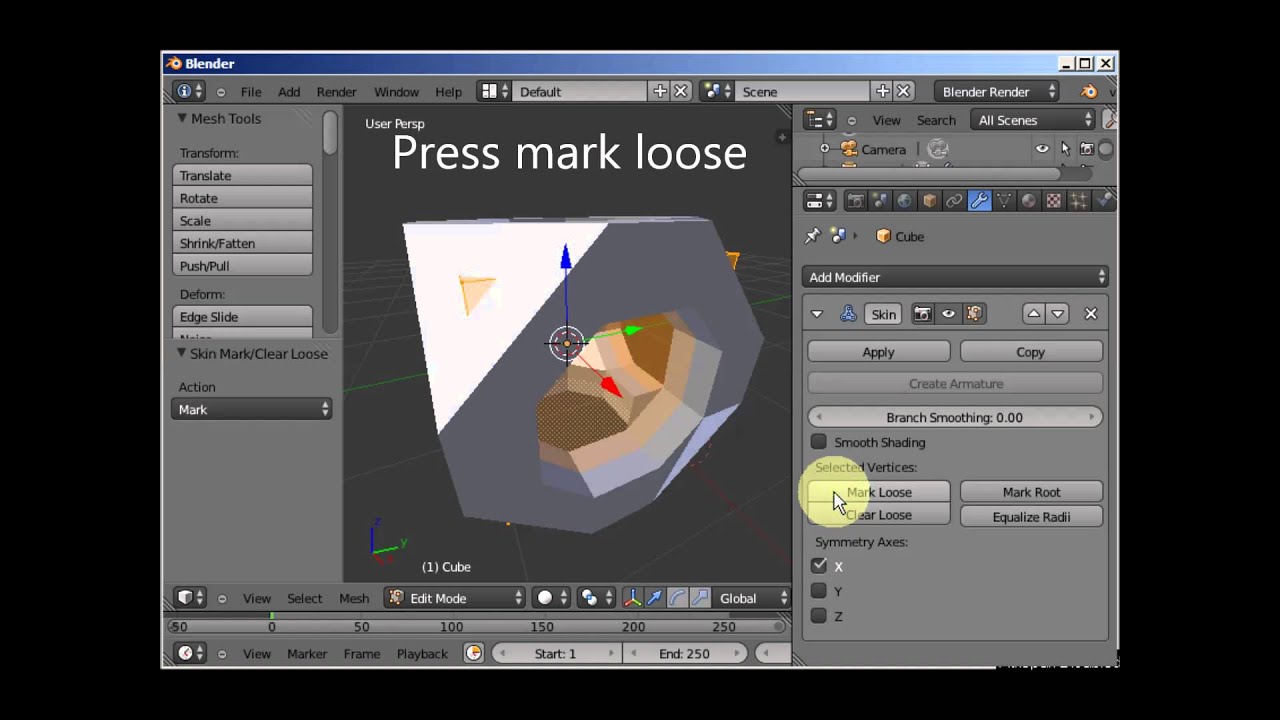 An Interesting shape using Skin Modifier- A VERY SLOW BLENDER TUTORIAL ...