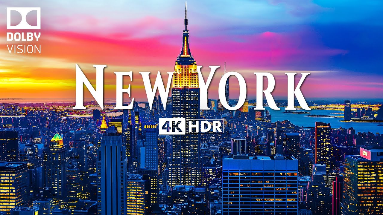 NEW YORK 4K ULTRA HD [60FPS] • Explore the City of Energy and Dreams ...