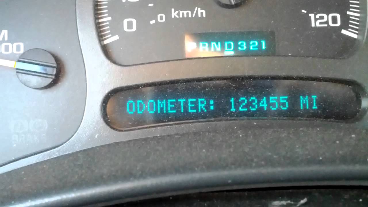 Odometer rolling over to 123456 - YouTube