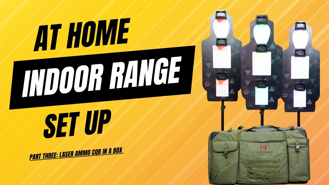 At Home Shooting Range: Part 3, CQB In A Box from Laser Ammo - YouTube